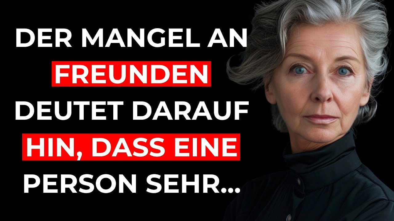 Das Fehlen von Freunden zeigt, dass eine Person sehr... - YouTube