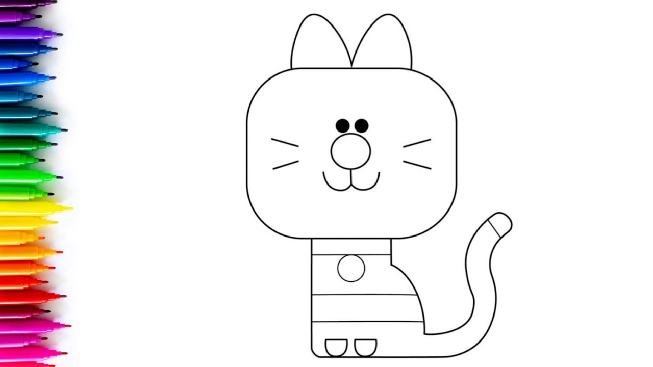 Enid Hey Duggee Drawing Painting & Coloring For Kids and Toddlers ...