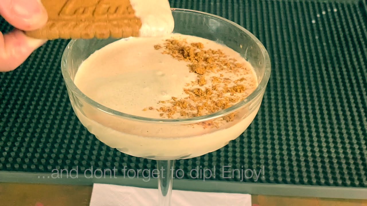 How do I make a Biscoff Martini Cocktail? - YouTube