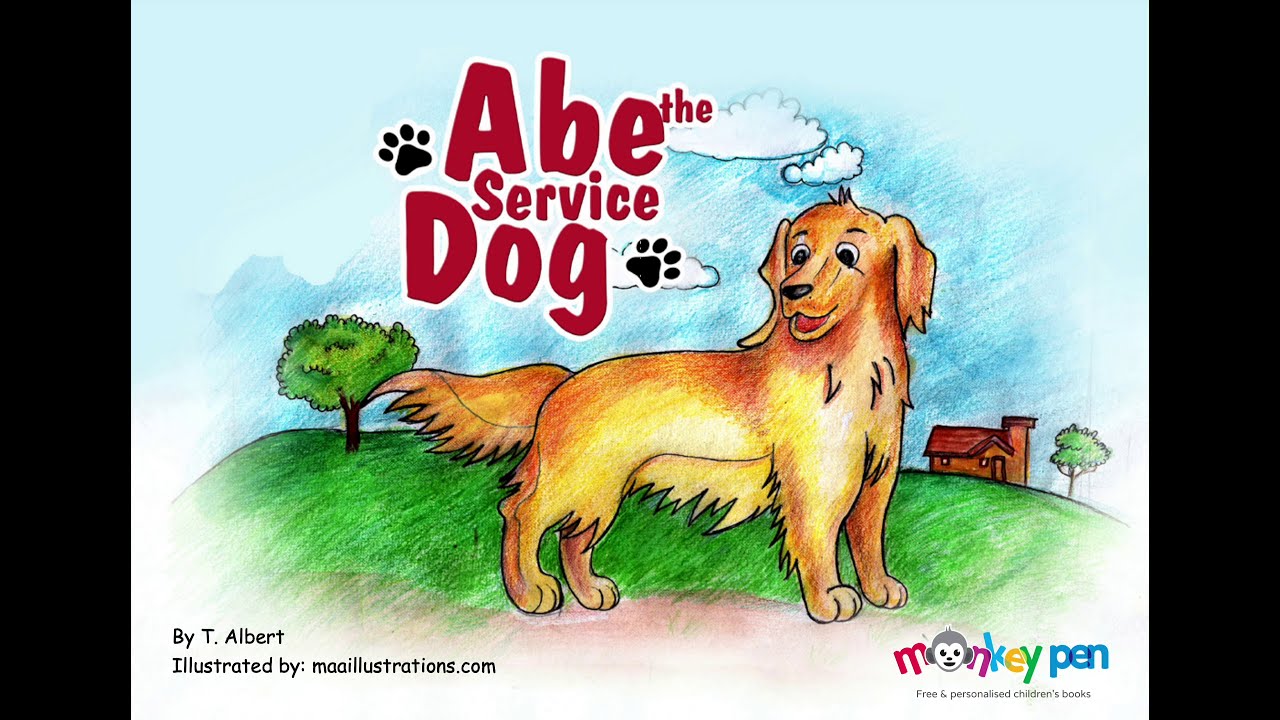 Kids Book Read Aloud: Abe the Service Dog - YouTube