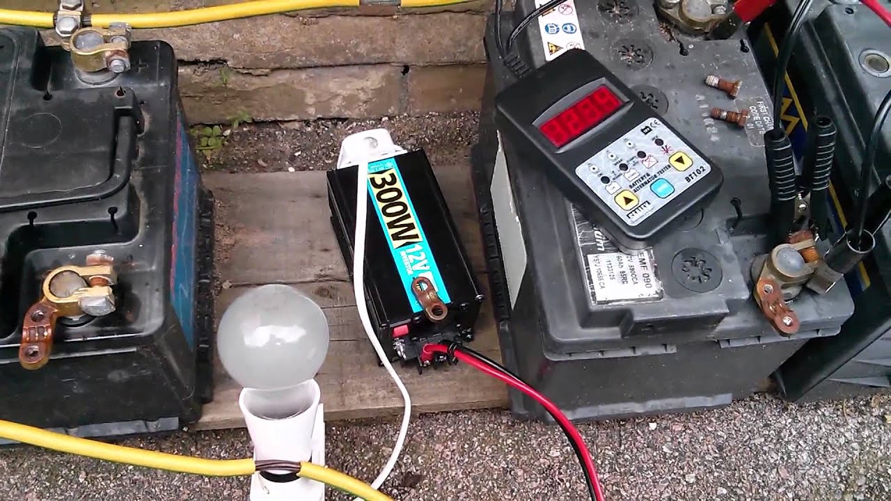 12V Solar Power System - Testing the Batteries - YouTube