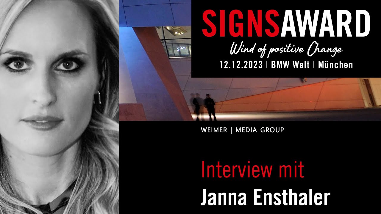 SignsAward 2023 | Janna Ensthaler - YouTube