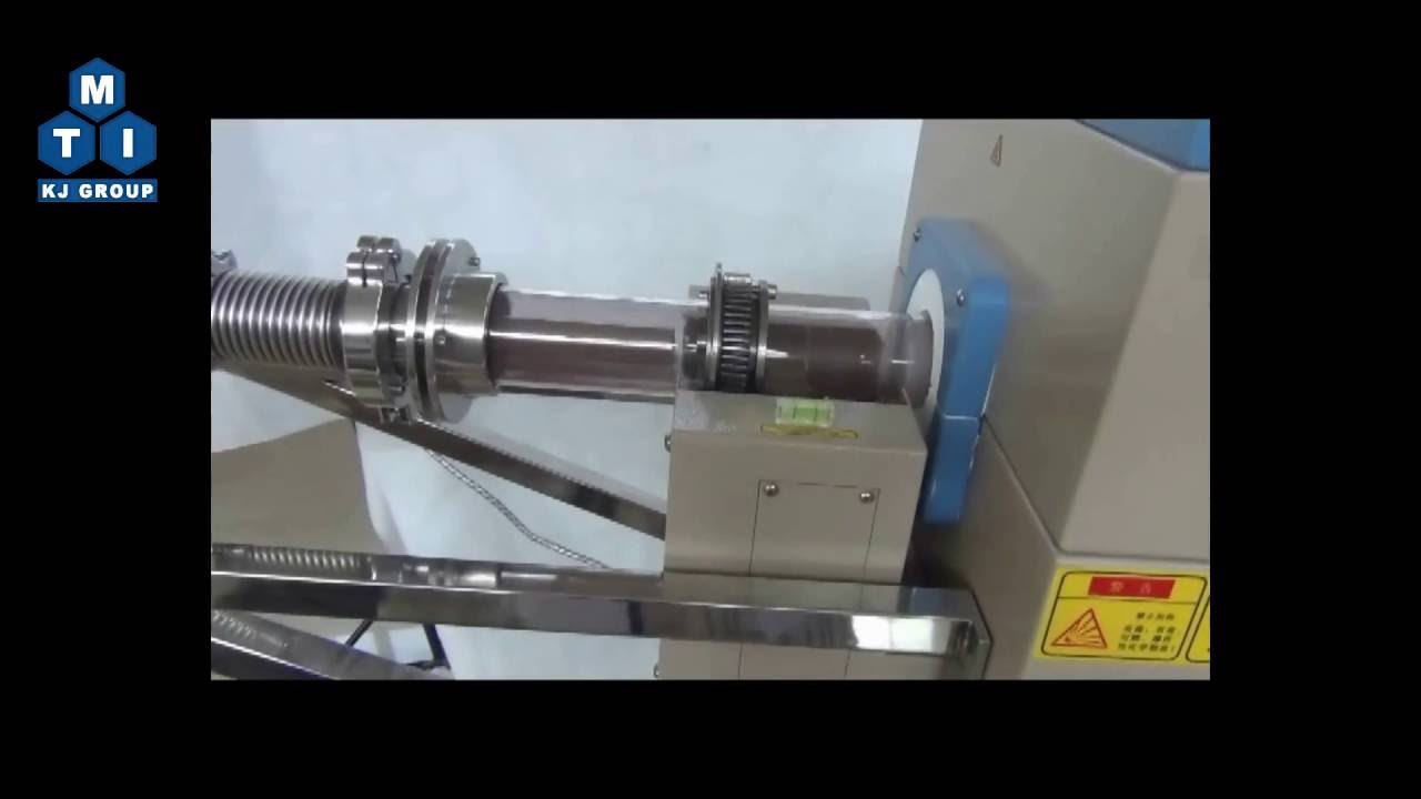 Rotary Tube Furnace with Volumetric Feeder Configuration Demo II - YouTube