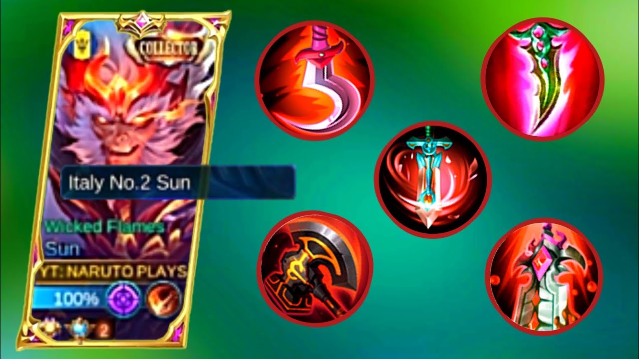 SUN HIGH AND DRY TALENT + NEW ONE HIT BUILD!! | SUN BUILD AND EMBLEM ...