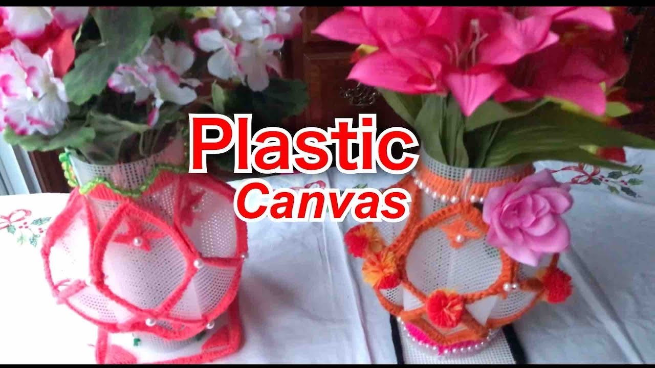How To Make Plastic Canvas Flower Vase Plastic Canvas YouTube how-to-make-plastic-canvas-flower-vase-plastic-canvas-youtube