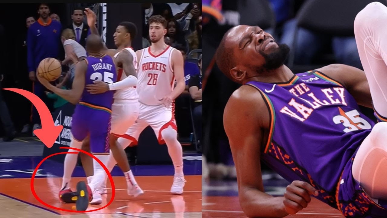 KD INJURY NIGHTMARE! Suns Lose BADLY After Dillon Brooks EJECTION ...