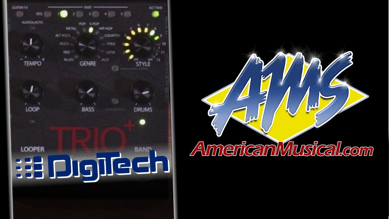 Digitech Trio Plus Overview - Digitech Trio Plus Band Creator with ...