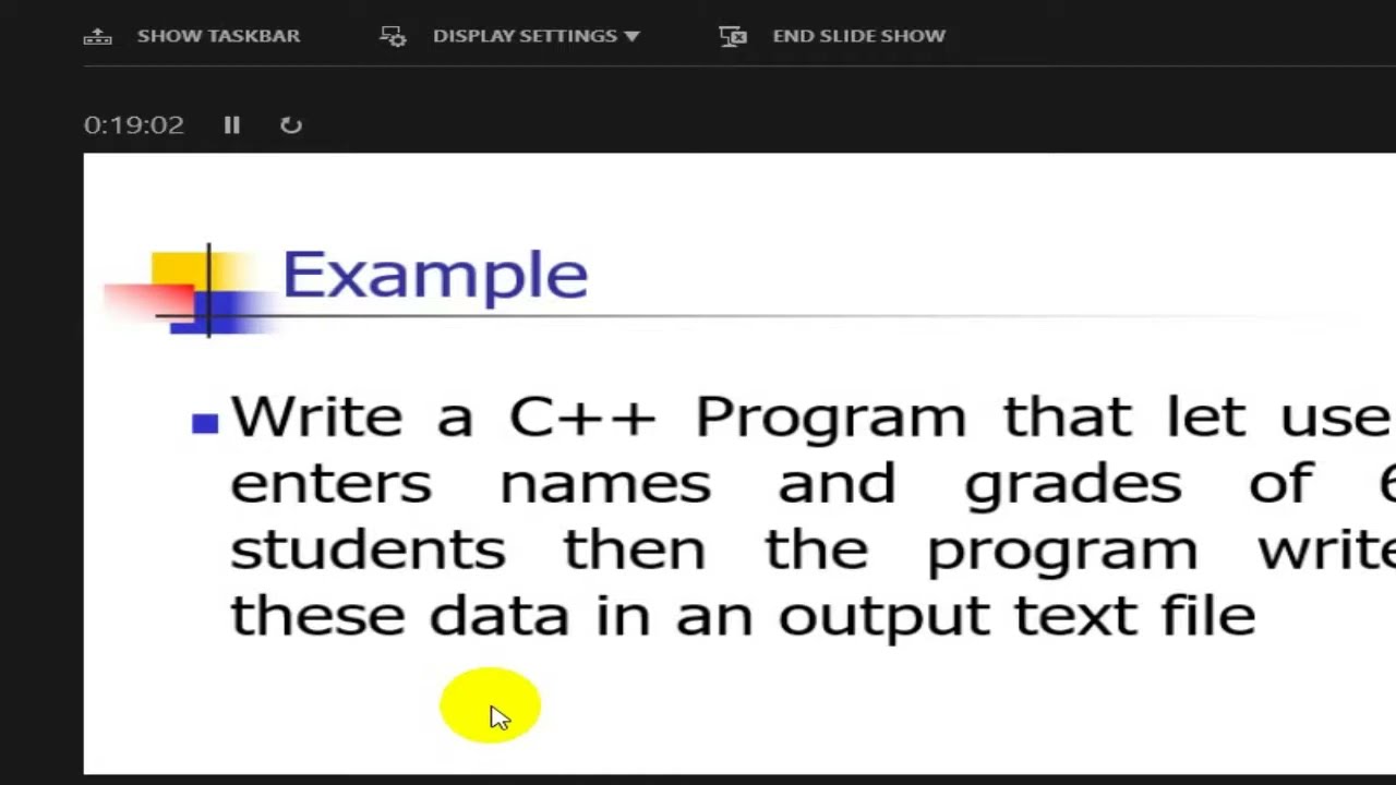 C Tutorial Writing Data To A Text File Using Ofstream YouTube C Tutorial Writing Data To A Text File Using Ofstream YouTube