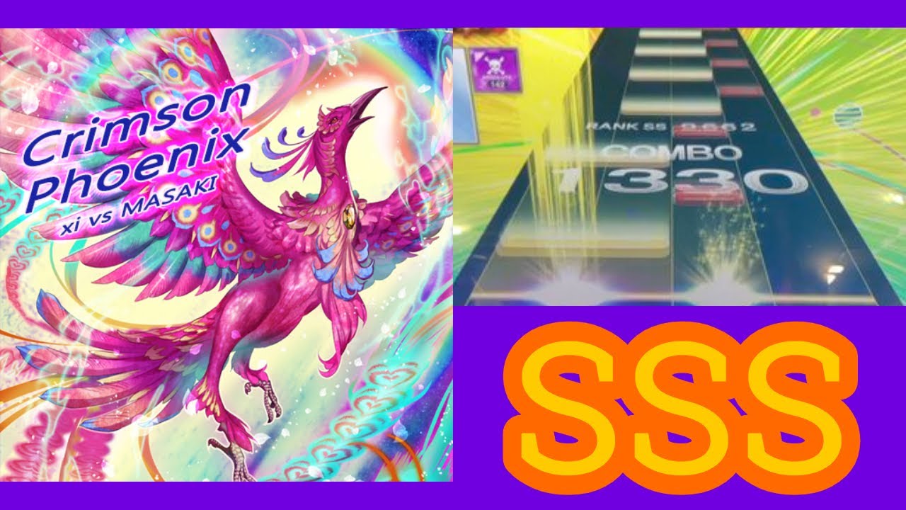 【CHUNITHM NEW】Crimson Phoenix SSS【MASTER 14+】初見 手元 - YouTube