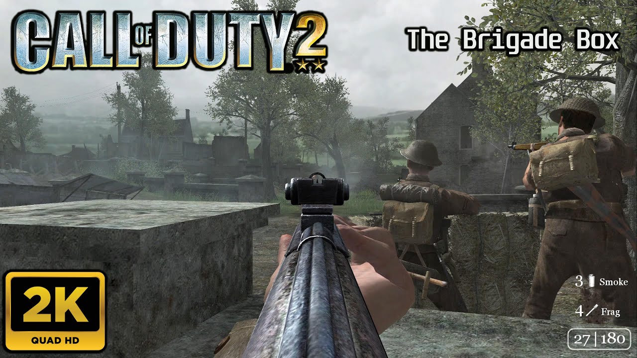 Call of Duty 2 PC [2005] [Part13] : The Brigade Box, Amaye sur Seulles ...