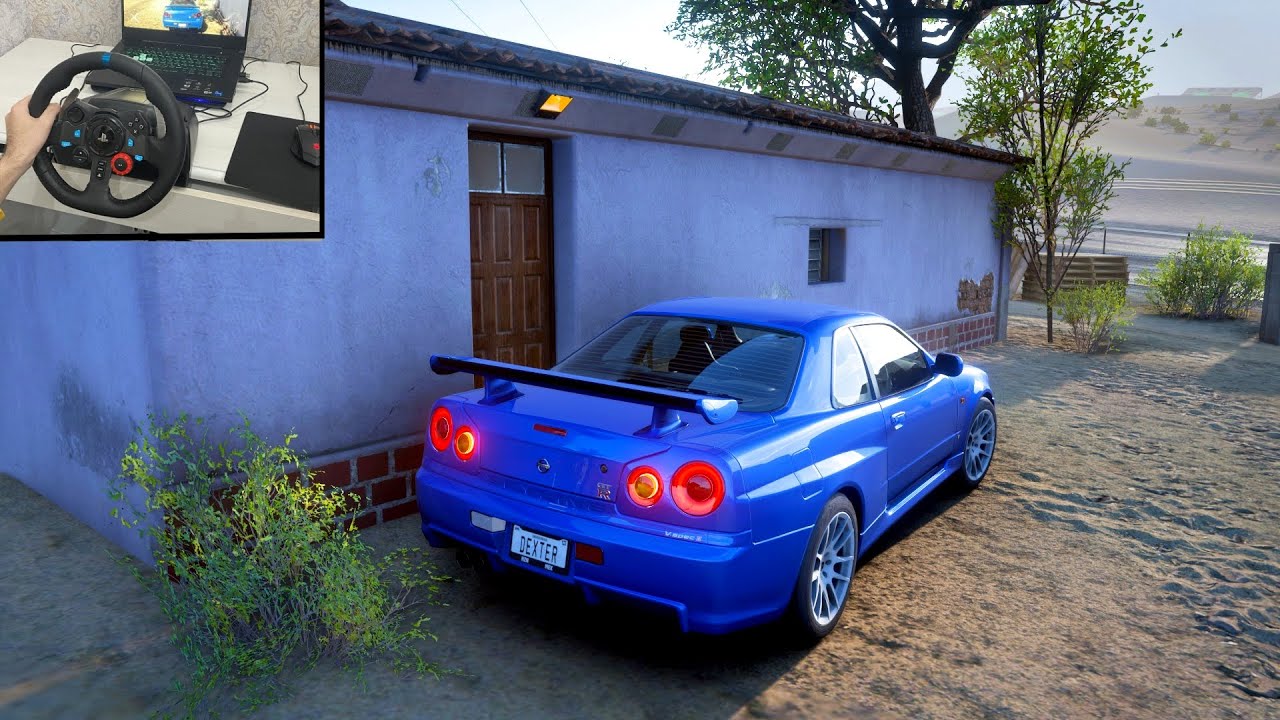 800HP Nissan Skyline R34 GTR | Forza Horizon 5 | Logitech G29 Gameplay ...
