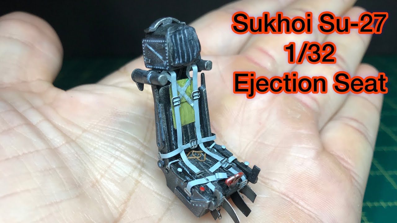 Sukhoi Su-27 1/32 Trumpeter - Full build ejection seat - Tutorial de ...