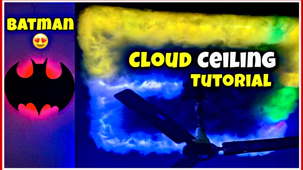 Cloud Ceiling Gaming Room - Cloud Ceiling Thunderstorm | Cloud Ceiling lights Tutorial - YouTube
