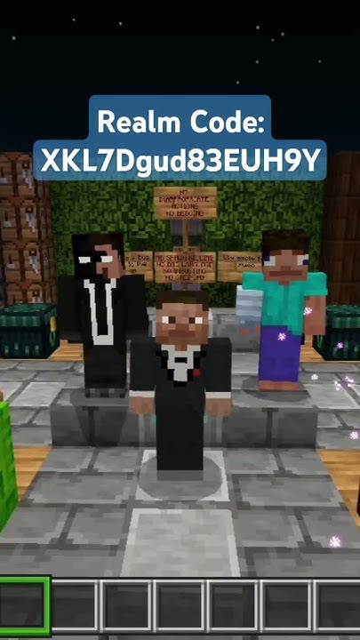 Join Mega Realm The Code Is:XKL7Dgud83EUH9Y #mc #minecraft #realmcode # ...