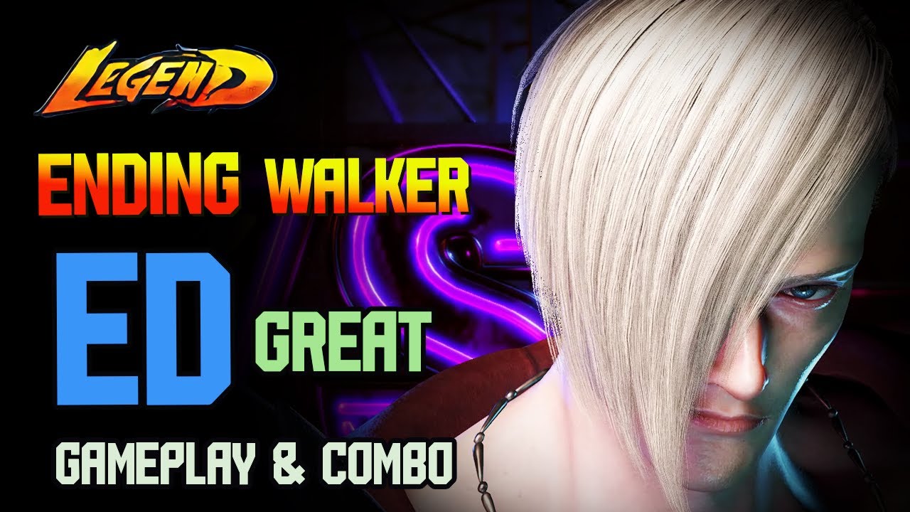 SF6 🔥 Ending Walker (ED) Aggressive Gameplay Match ! 🔥SF6 DLC Replays 🔥 ...