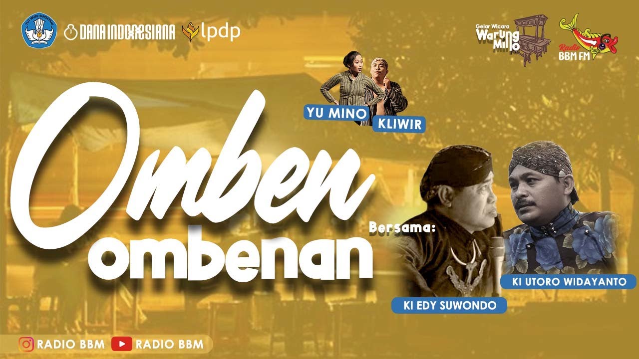 OMBEN - OMBENAN || WARUNG MINO || GELAR WICARA || #LIVE #OBROLAN - YouTube