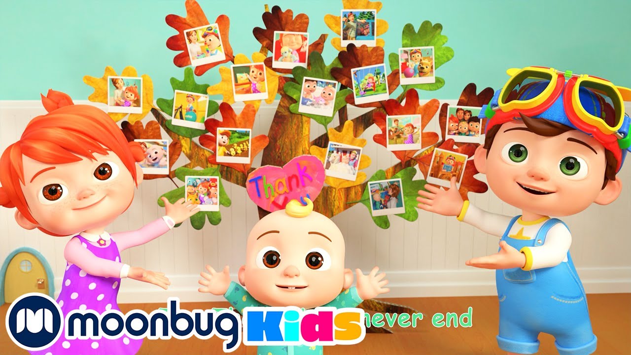 Thank You Song - Sing Along | @CoComelon | Moonbug Literacy - YouTube