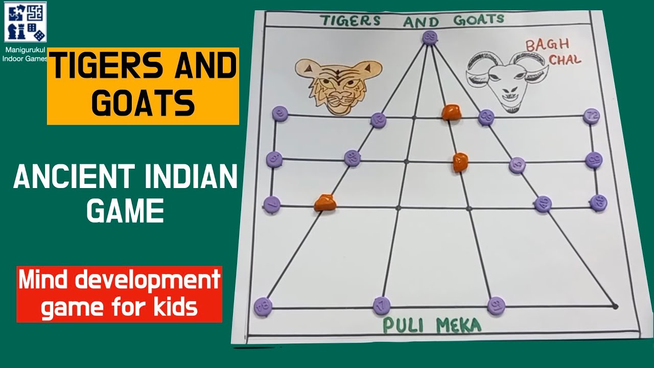How to play "Tigers and Goats" game - YouTube