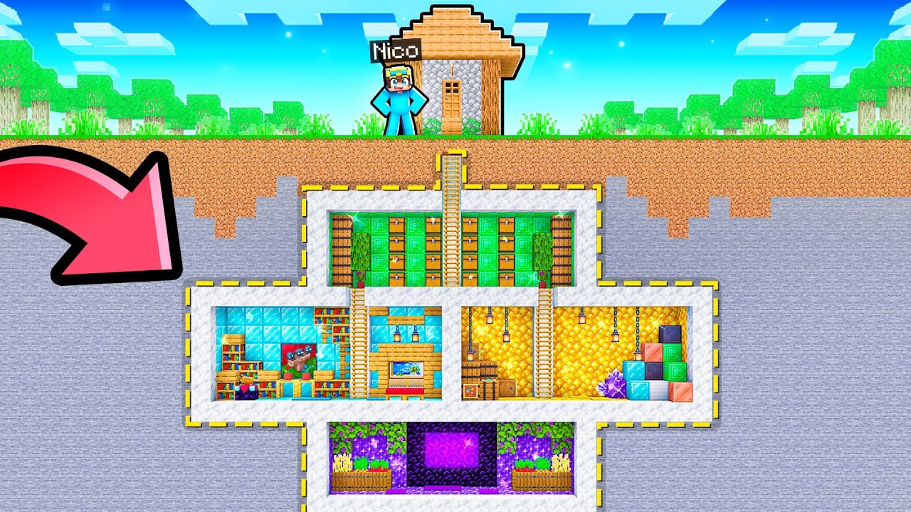 I Found the RAREST SECRET ROOMS in Minecraft! - YouTube