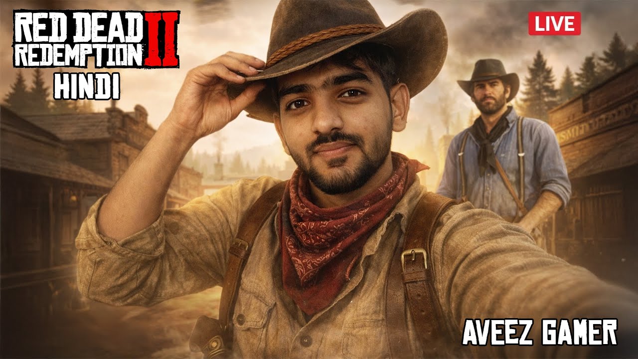 RDR2 LIVE 🔴 | Indian Gamer ka Wild West Safar | Hindi Commentary Aveez ...