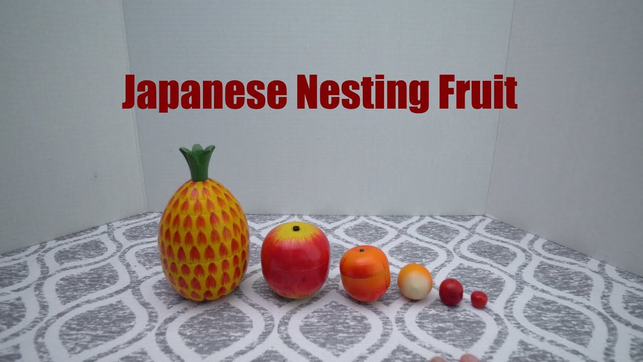 My Nesting Doll Collection #0007 – Japanese Nesting Fruit Set (6 Fruits ...