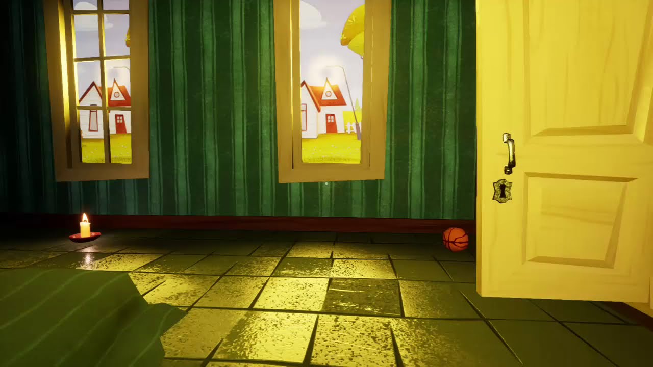 Exploring the neighbours basement! (Hello Neighbor part 2) - YouTube