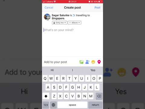 Show travel map or route in Facebook travelling status |  flight path on world map in Facebook post