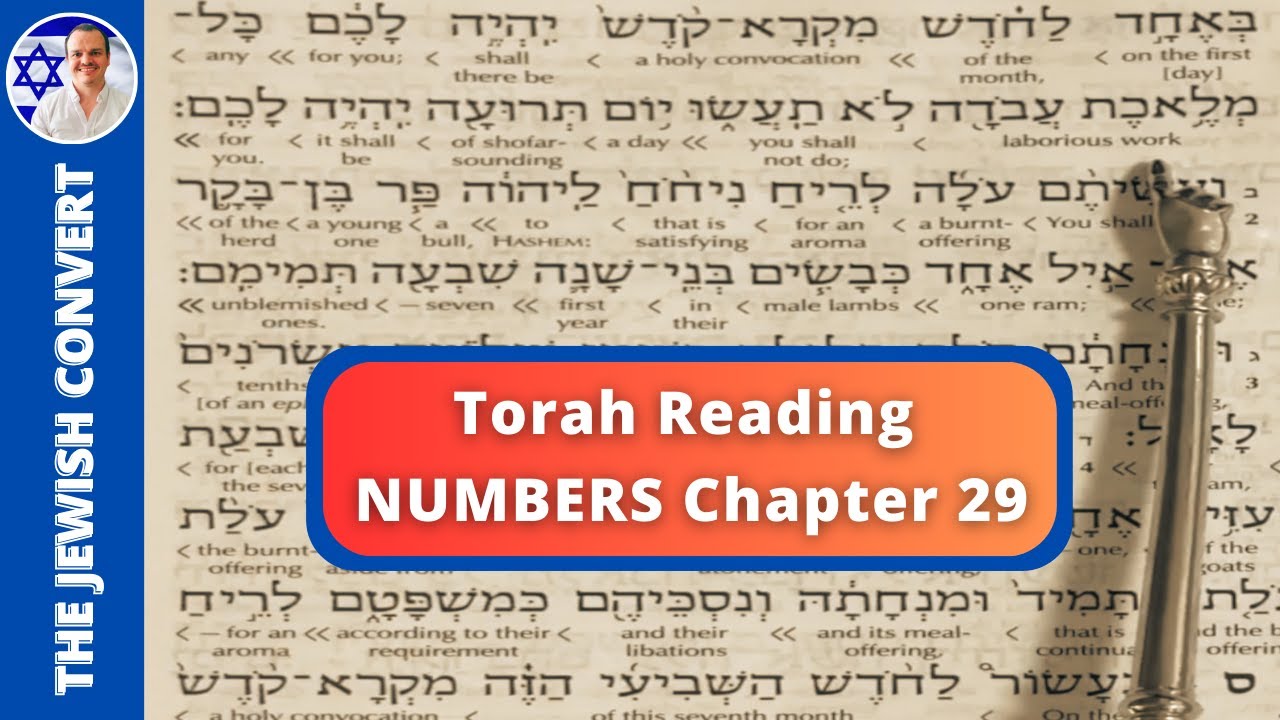 Numbers Chapter 29 | Torah Reading in Hebrew with English Translation ...