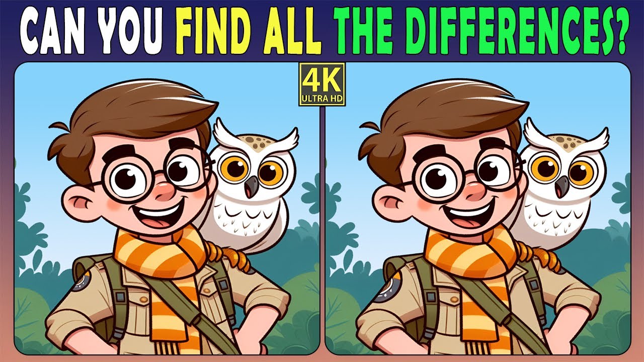 Find 3 Differences in 90 seconds | Find the Fun Differences - YouTube
