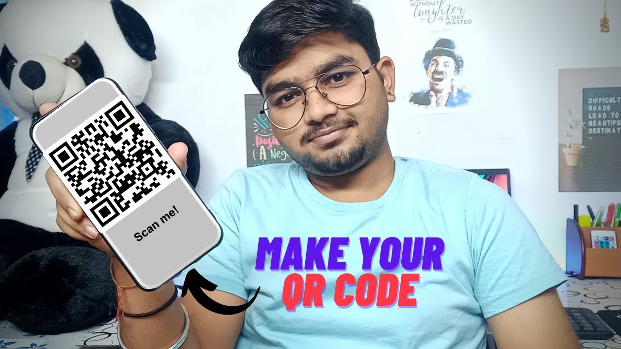 How to make QR code ? one QR for payment , instagram , facebook ...