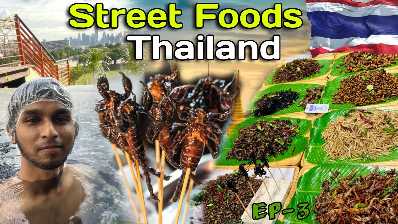 Thailand Street Food🐊 | Jodd Fairs | Din Daeng Market | Bangkok Insects ...