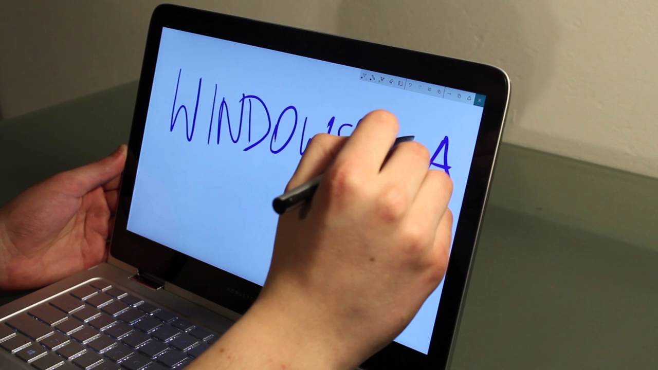 Windows Ink in Windows 10 Insider Preview Build 14328 - YouTube