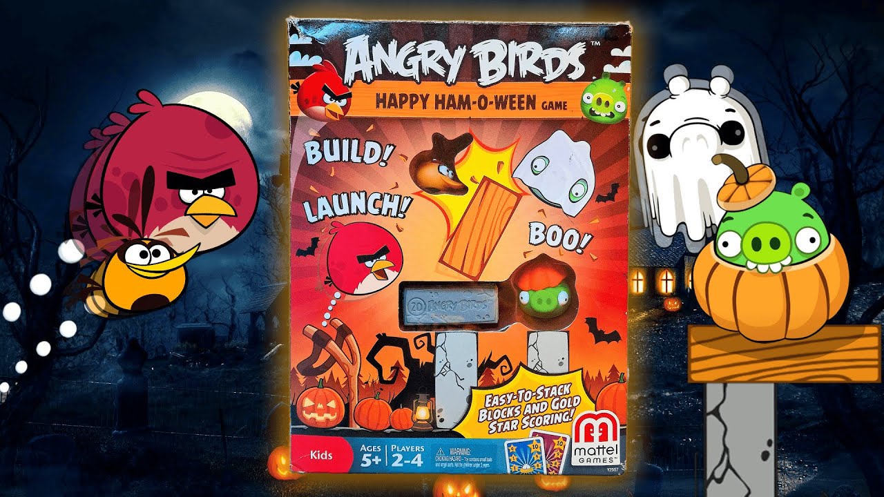 Angry Birds Ham'o'ween review / Mattel - YouTube