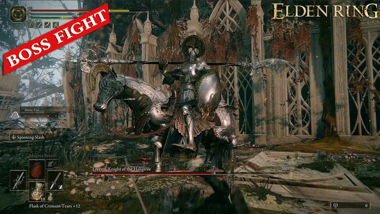 Elden Ring : Loretta, Knight of the Haligtree Boss Fight | Miquella's ...