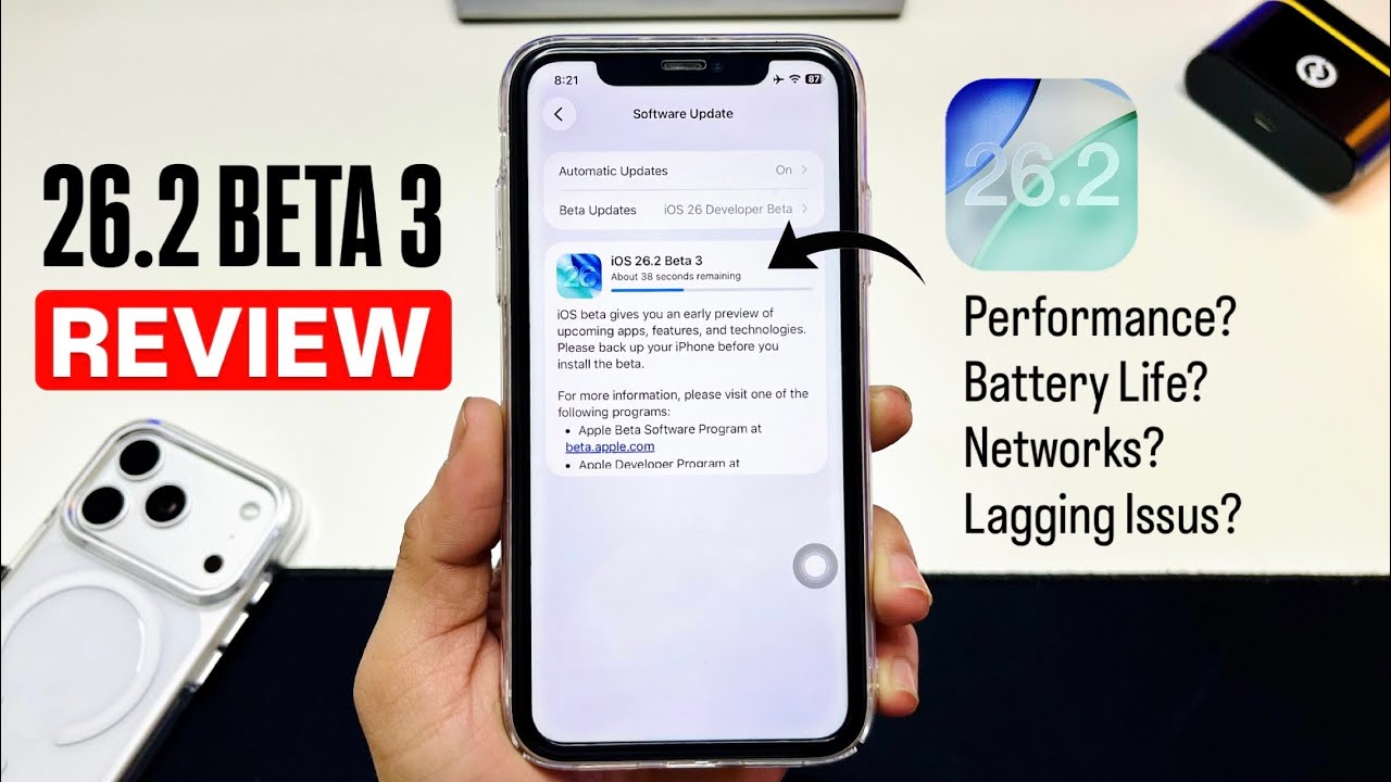iOS 26.2 Beta 3 Full Review - Performance, Battery - IOS 26.2 Stable ...