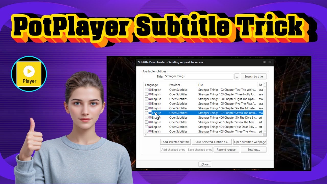 How To Add Subtitles in PotPlayer - For Beginners - YouTube