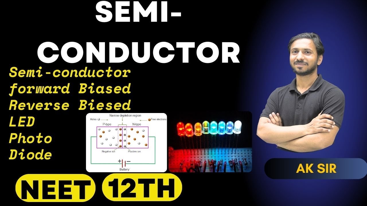 Semiconductor Class 12 | pn junction diode | Forward Bias And Reverse ...