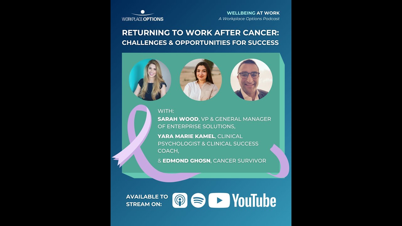 Returning to Work After Cancer: Challenges & Opportunities for Success ...