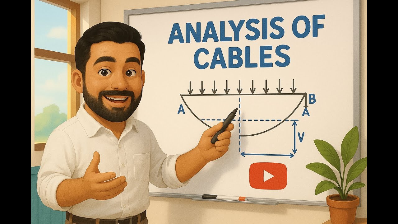 Structural Theory | Analysis of Cables - Part 2 - YouTube