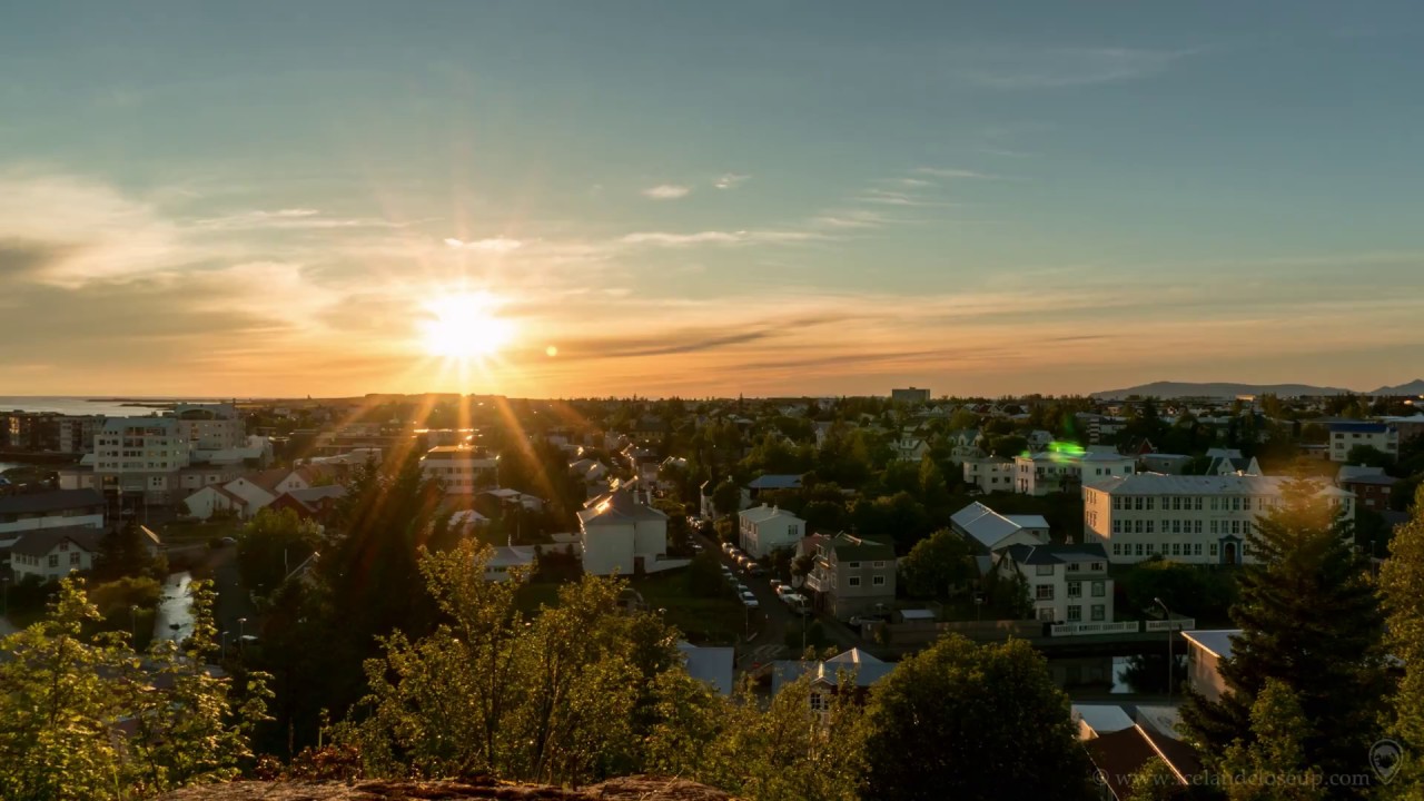 Sunset at Midnight in Iceland - 4K Time-lapse! - YouTube