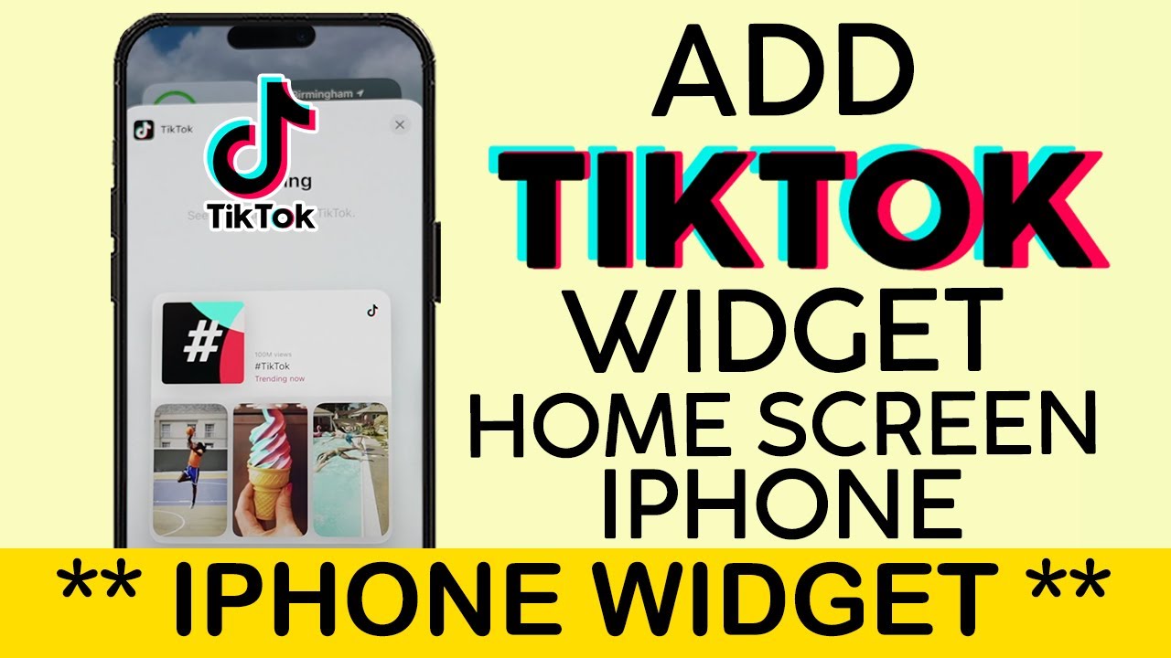 How to Add Tiktok Widgets to Your iPhone Home Screen | New Story ...