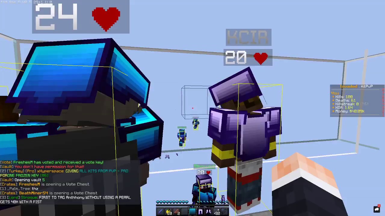 Minecraft InvadedLands - Kits Review! - YouTube