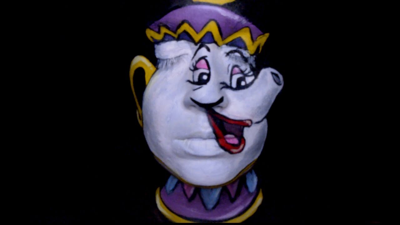 Beauty and the Beast Mrs Potts Collab/ With MsMaoMaoz makeup Tutorial ...