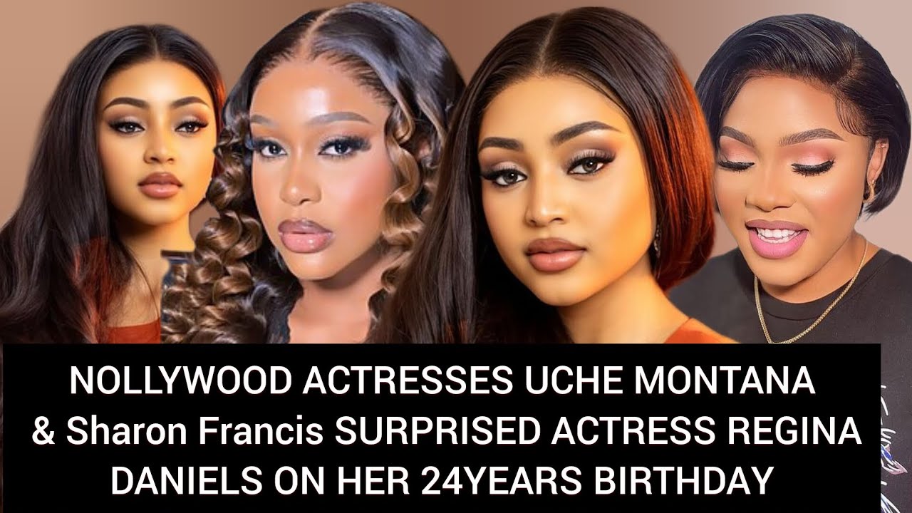 NOLLYWOOD ACTRESSES UCHE MONTANA & Sharon Francis SURPRISED REGINA ...