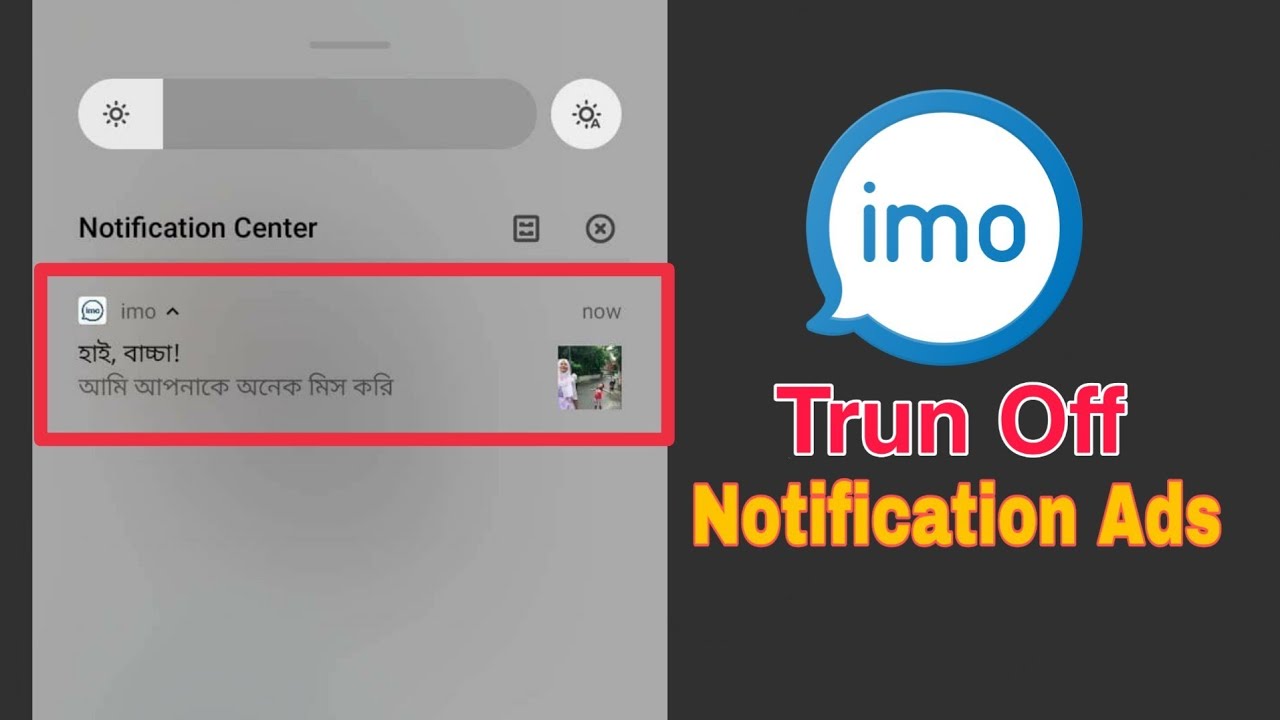 How To Remove Imo Notification Ads | Trun Off Imo App Notification - YouTube
