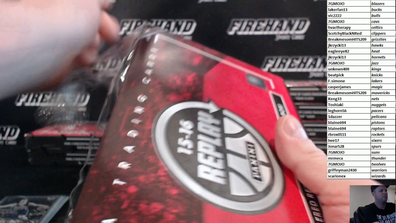 2015-16 Panini Replay Basketball 10 Box Case Break RT #5 ~ 4/9/17 - YouTube