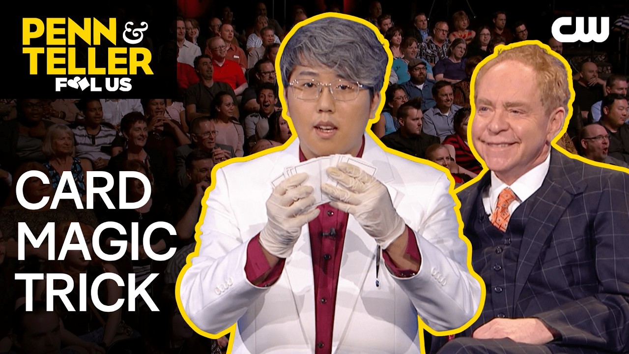 Taiwanese Magician Performs Card Magic Trick | Penn & Teller: Fool Us ...
