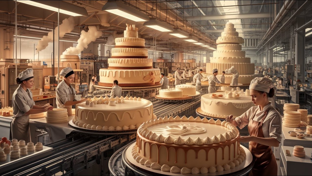 How Cakes Are Made in Factories: The Secret Baking Process Revealed ...