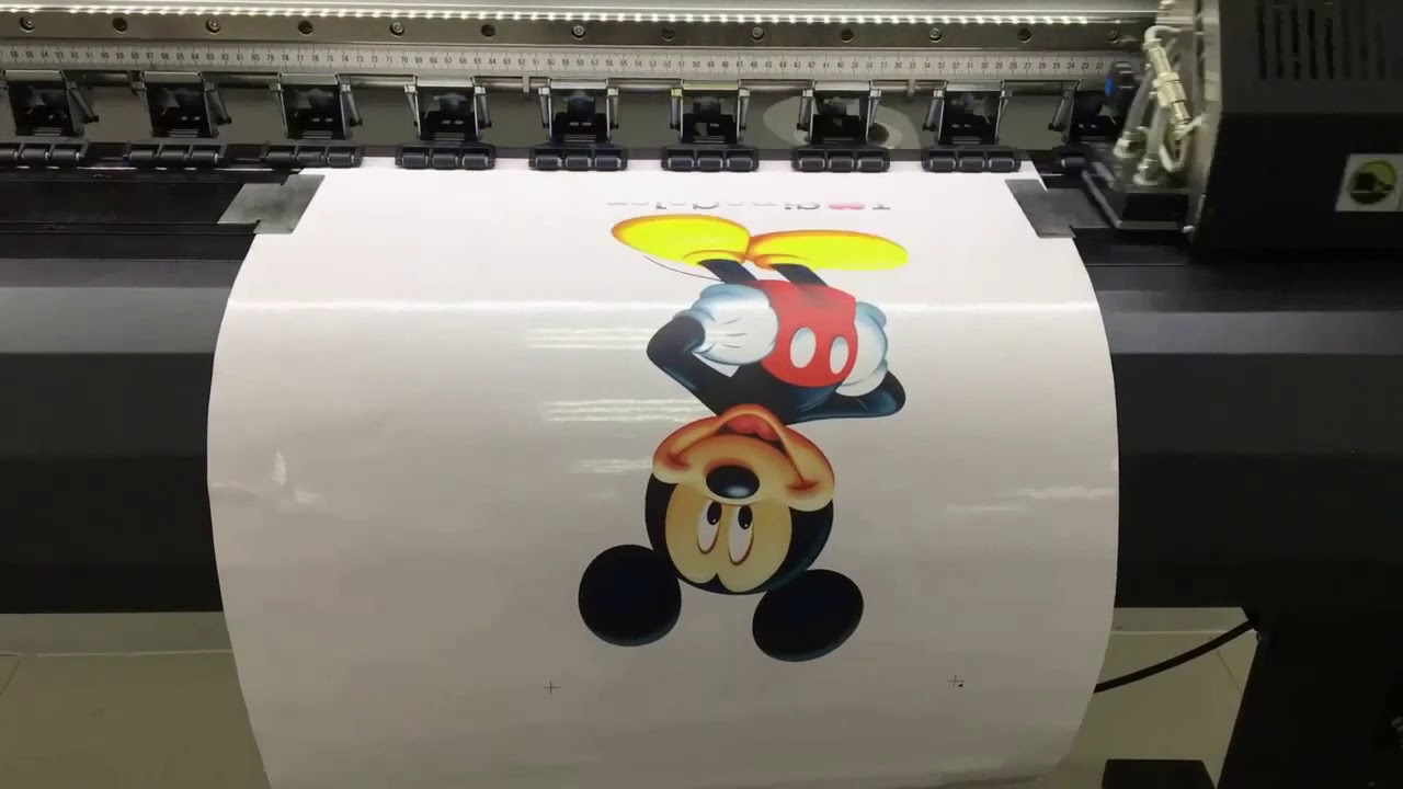 How to Print And Cut With Sinocolor Printer and Cutter - YouTube