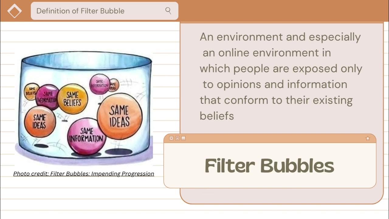 Media Literacy - Filter Bubbles - YouTube